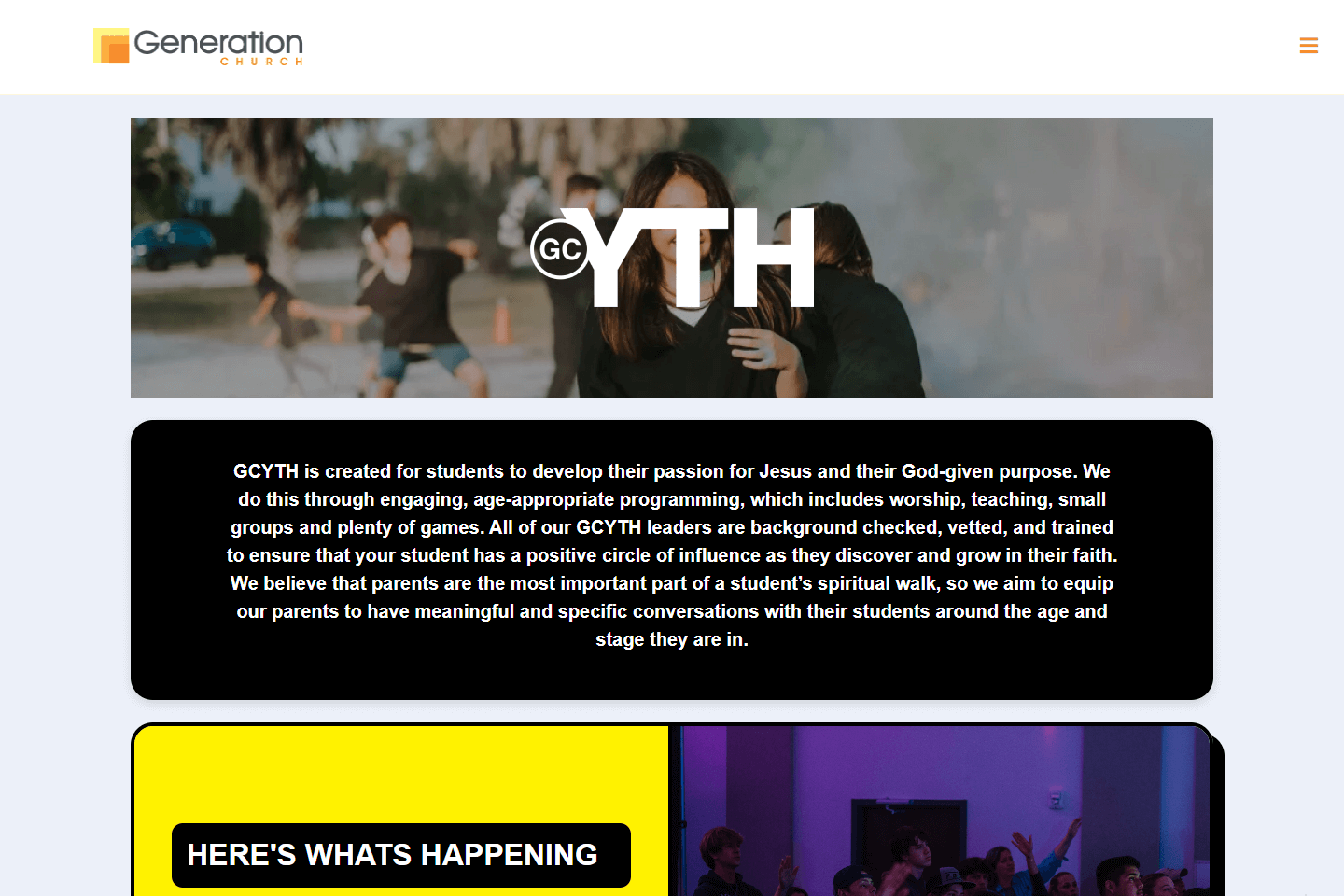 Generation Church - B2B Website Platform Developer - Bright Vessel